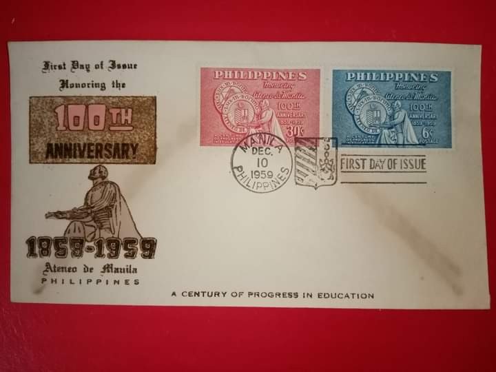 CN240 100TH ANNIVERSARY ATENEO DEMANILA, Hobbies & Toys, Memorabilia & Collectibles, Stamps ...