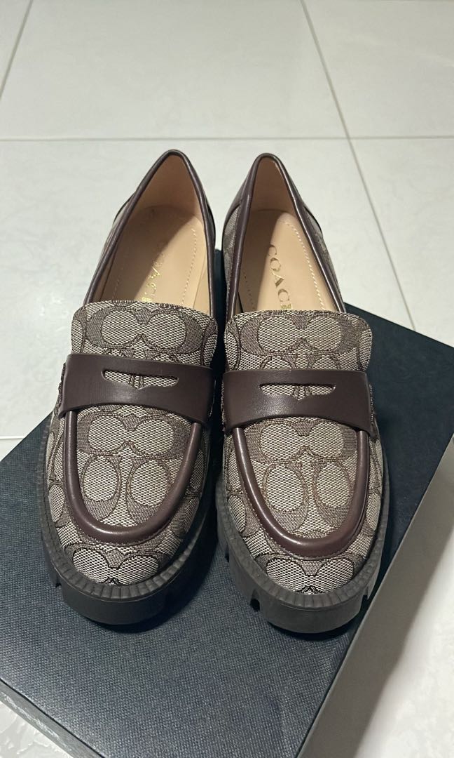Coach cora loafer, Women's Fashion, Footwear, Loafers on Carousell