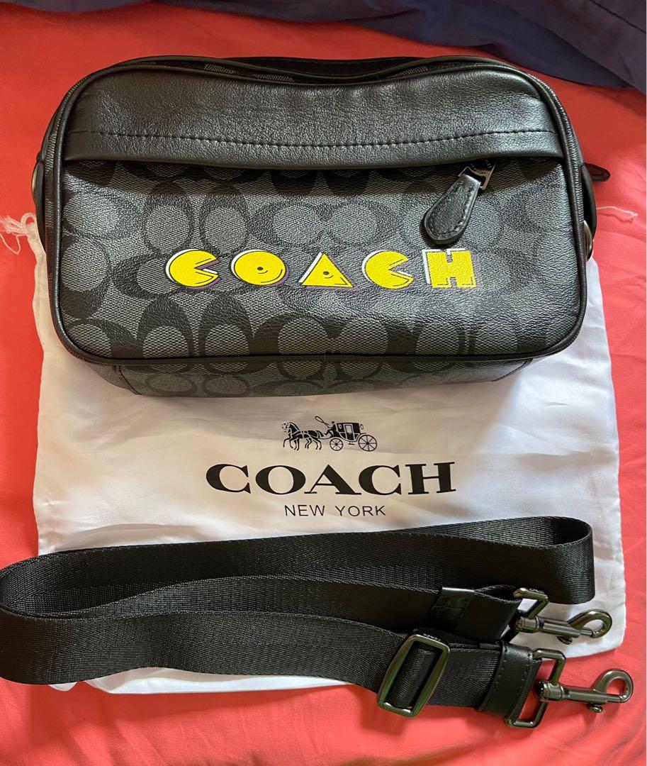 COACH X PAC-MAN, Men's Fashion, Bags, Sling Bags on Carousell