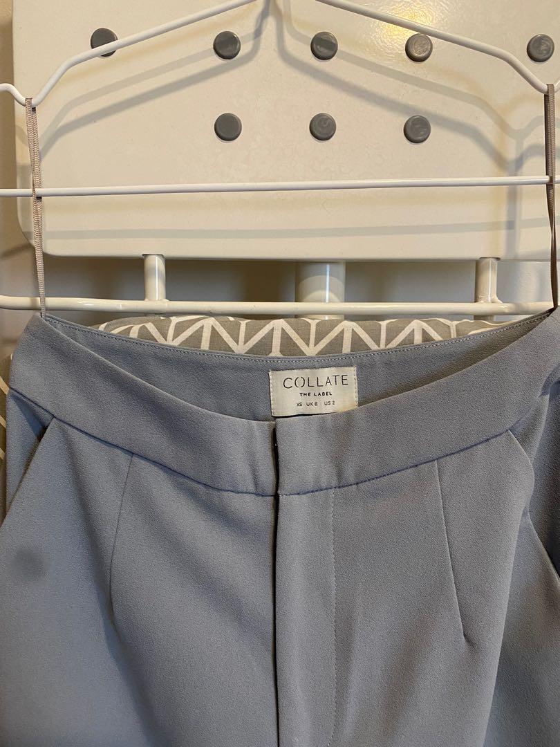 Collate the Label Pants in Dusty Blue, Women's Fashion, Bottoms, Other ...