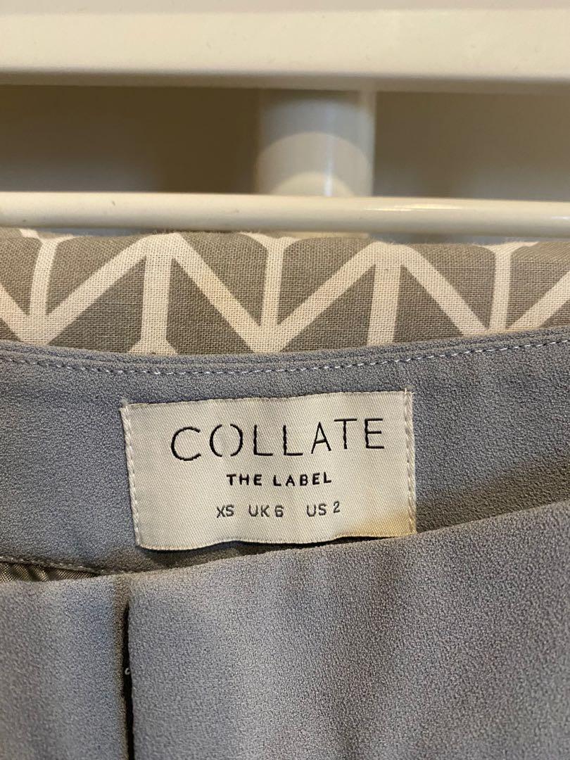 Collate the Label Pants in Dusty Blue, Women's Fashion, Bottoms, Other ...