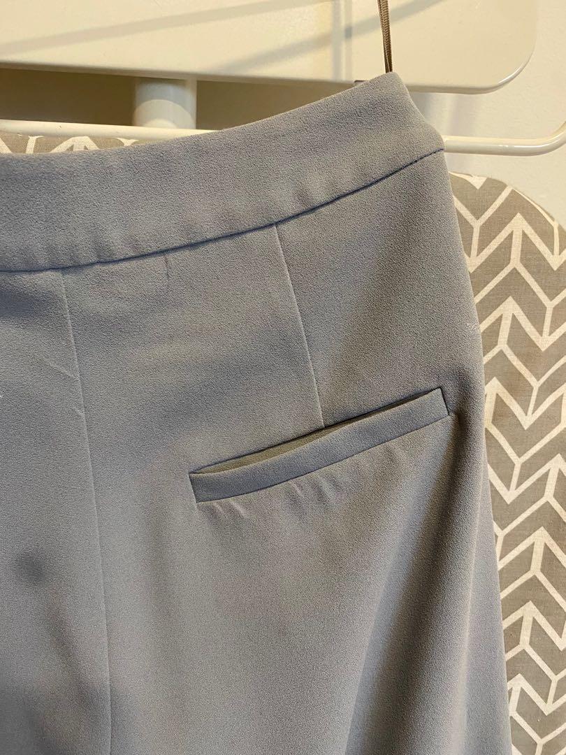 Collate the Label Pants in Dusty Blue, Women's Fashion, Bottoms, Other ...