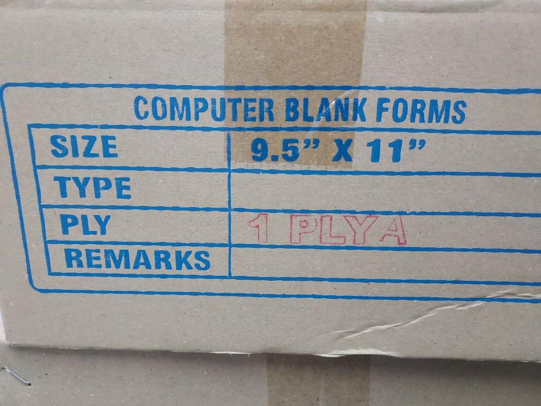 Computer Form 1 ply, Hobbies & Toys, Stationery & Craft, Other ...