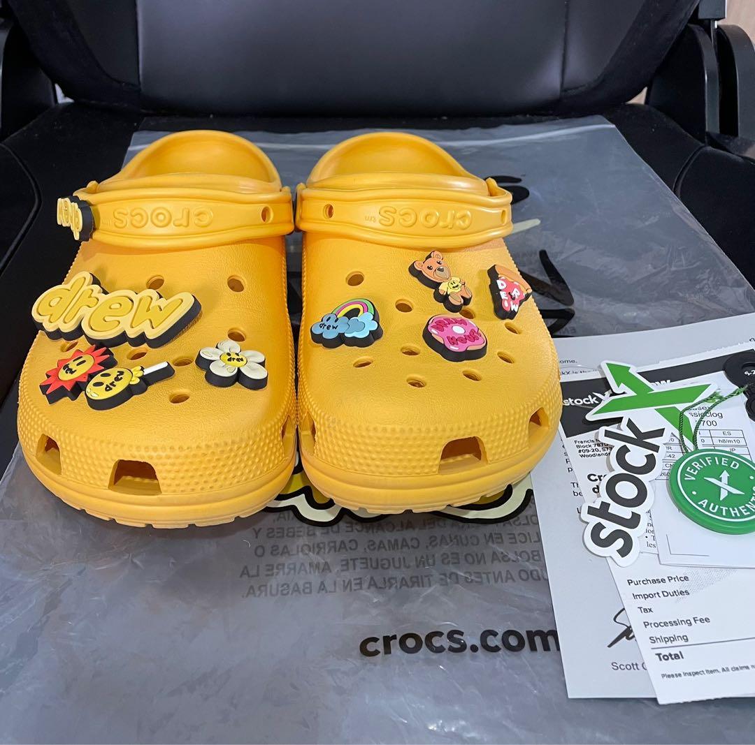 Crocs Drew House, Men's Fashion, Footwear, Flipflops and Slides on ...