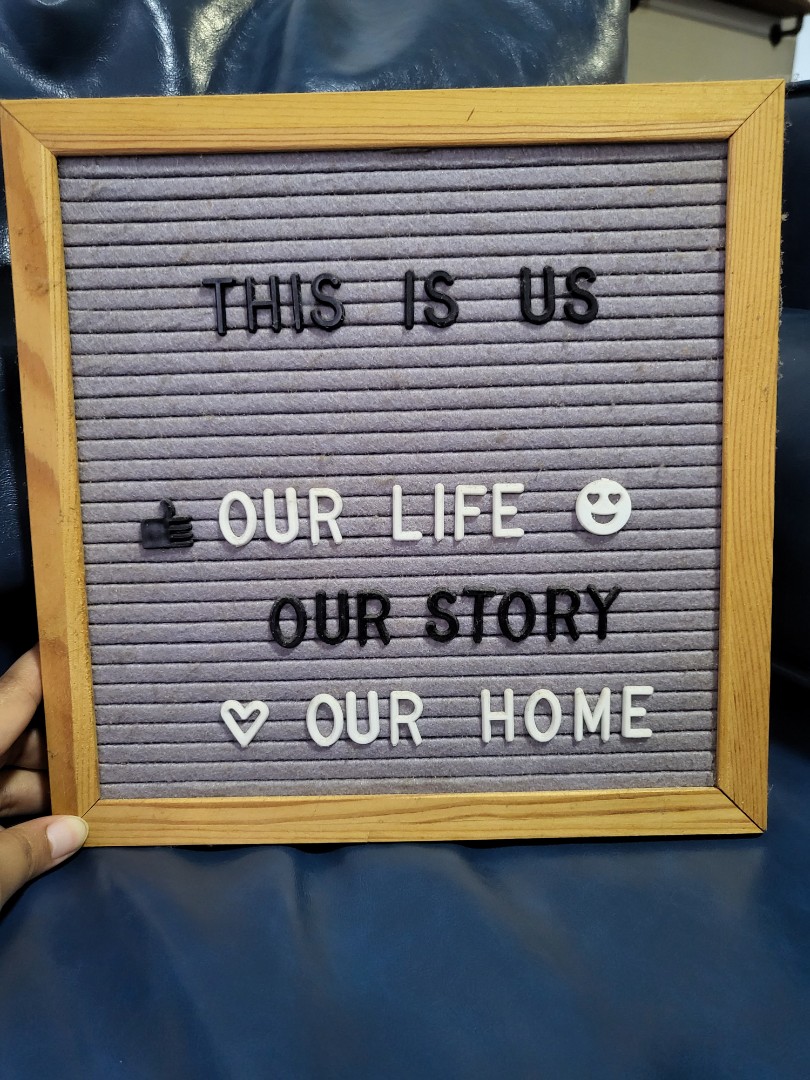 Customised Wording Frame, Furniture & Home Living, Home Decor, Frames ...