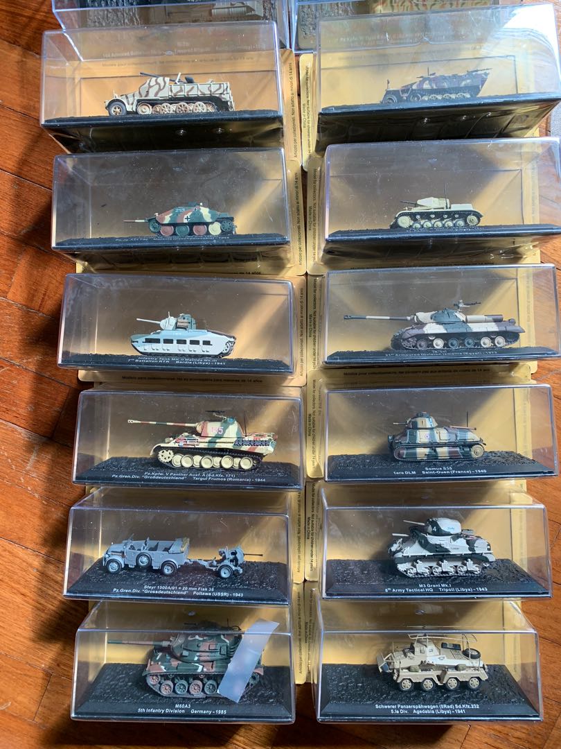 Deagostini Combat Tanks Collection with magazines, Hobbies & Toys, Toys ...