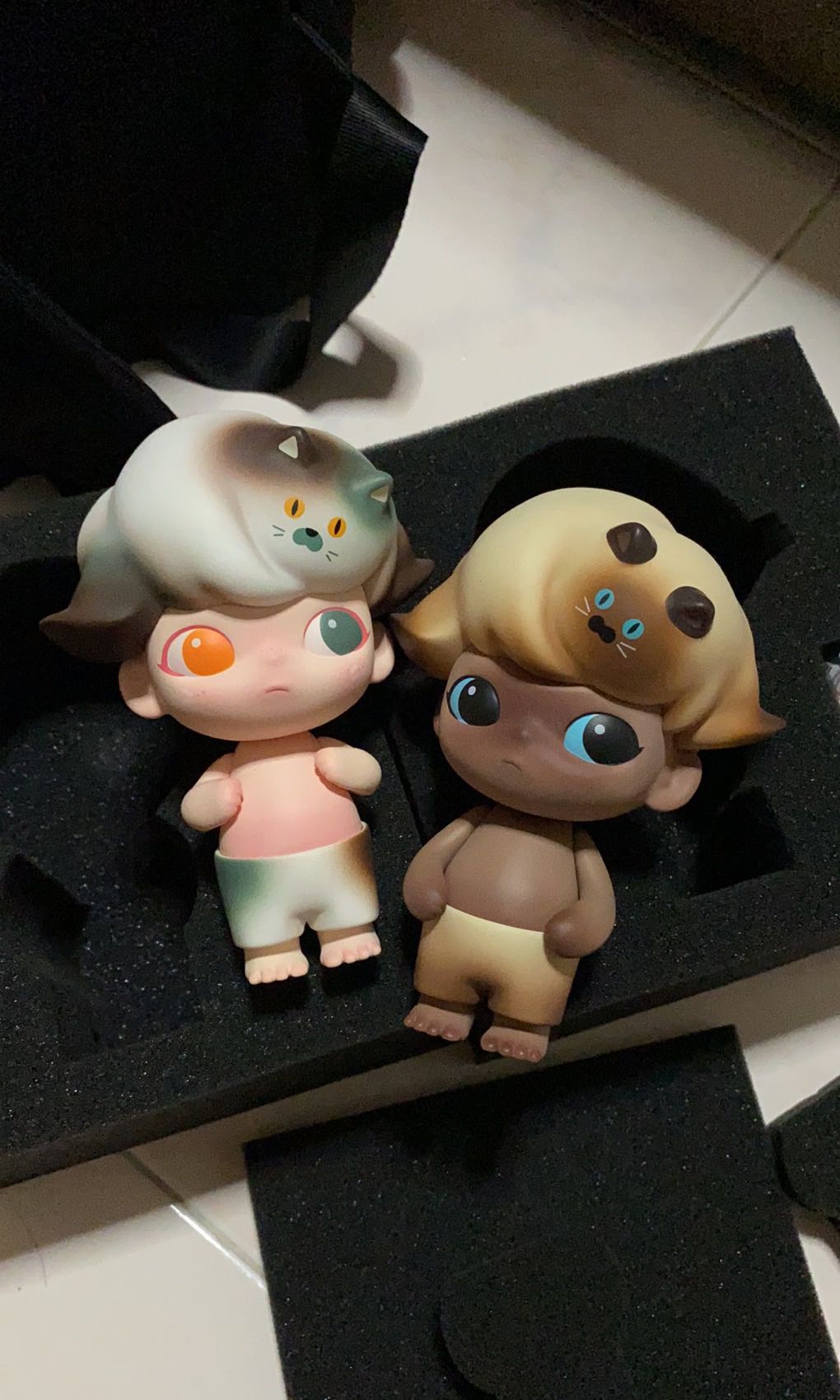 DIMOO The Kittens Family - Siamese + Blue Calico, Hobbies & Toys, Toys ...