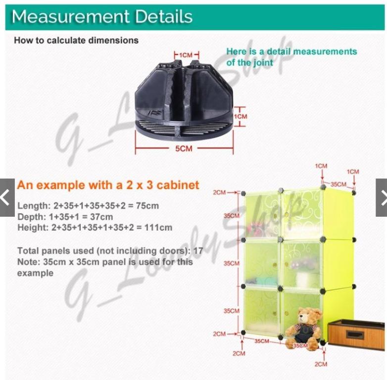 DIY Modular Cube Storage Cabinet System Rack Shelf Wardrobe Box Storage ...
