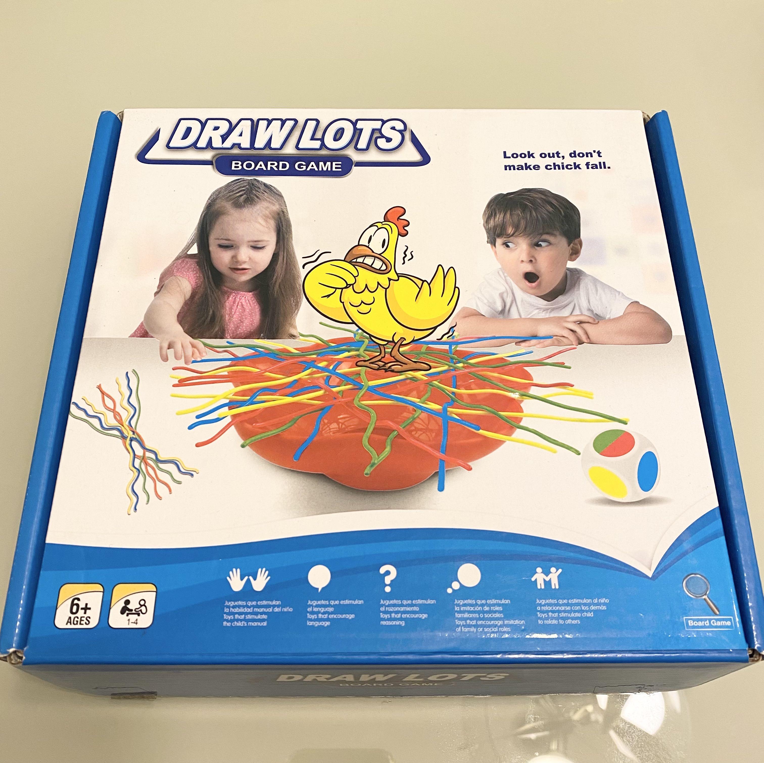 Draw Lots Table Game Board Game for Families with Kids, 興趣及遊戲, 玩具 & 遊戲類 ...