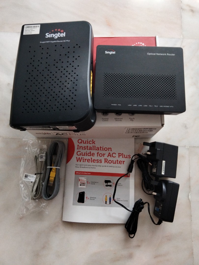 Dual Band Wifi Gigabit Router and Optical Network Router, Computers ...