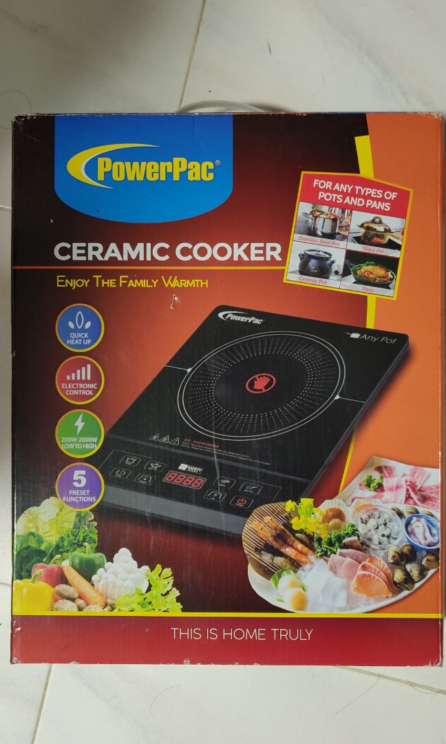 Electrical Cooker Portable Ceramic Powerpac All pots, TV & Home ...