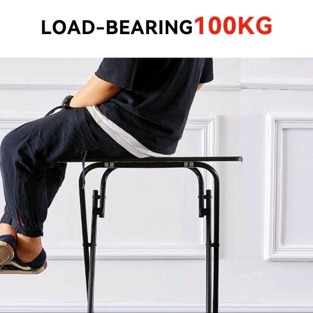 Foldable table and chair set compact study table work table and chair ...