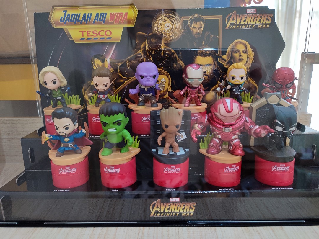 Full Set Tesco Marvel Avengers Infinity War, Hobbies & Toys ...