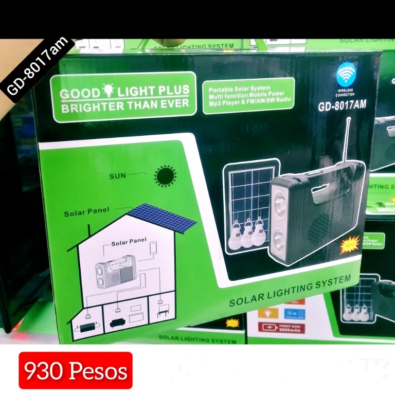 GD SOLAR LIGHT GD8017AM WITH BLUETOOTH, MP3, AM/FM, Mobile Phones ...