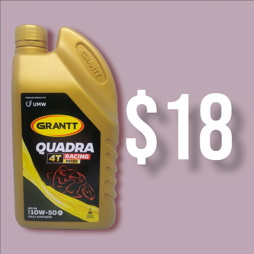 Grantt Quadra 1L 10W-50 Ester Fully-Synthetic Racing, Motorcycles ...