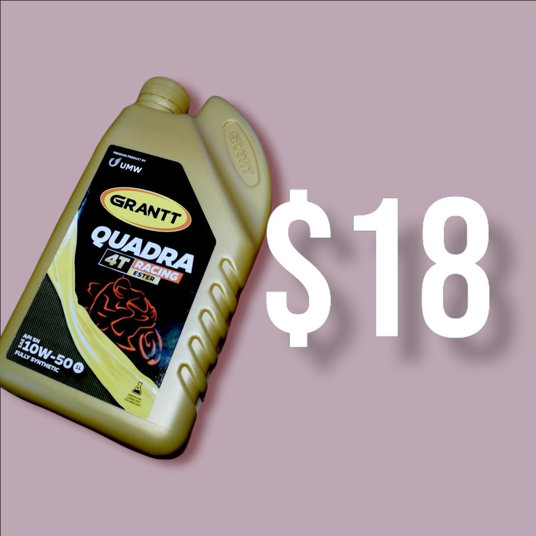Grantt Quadra 1L 10W-50 Ester Fully-Synthetic Racing, Motorcycles ...