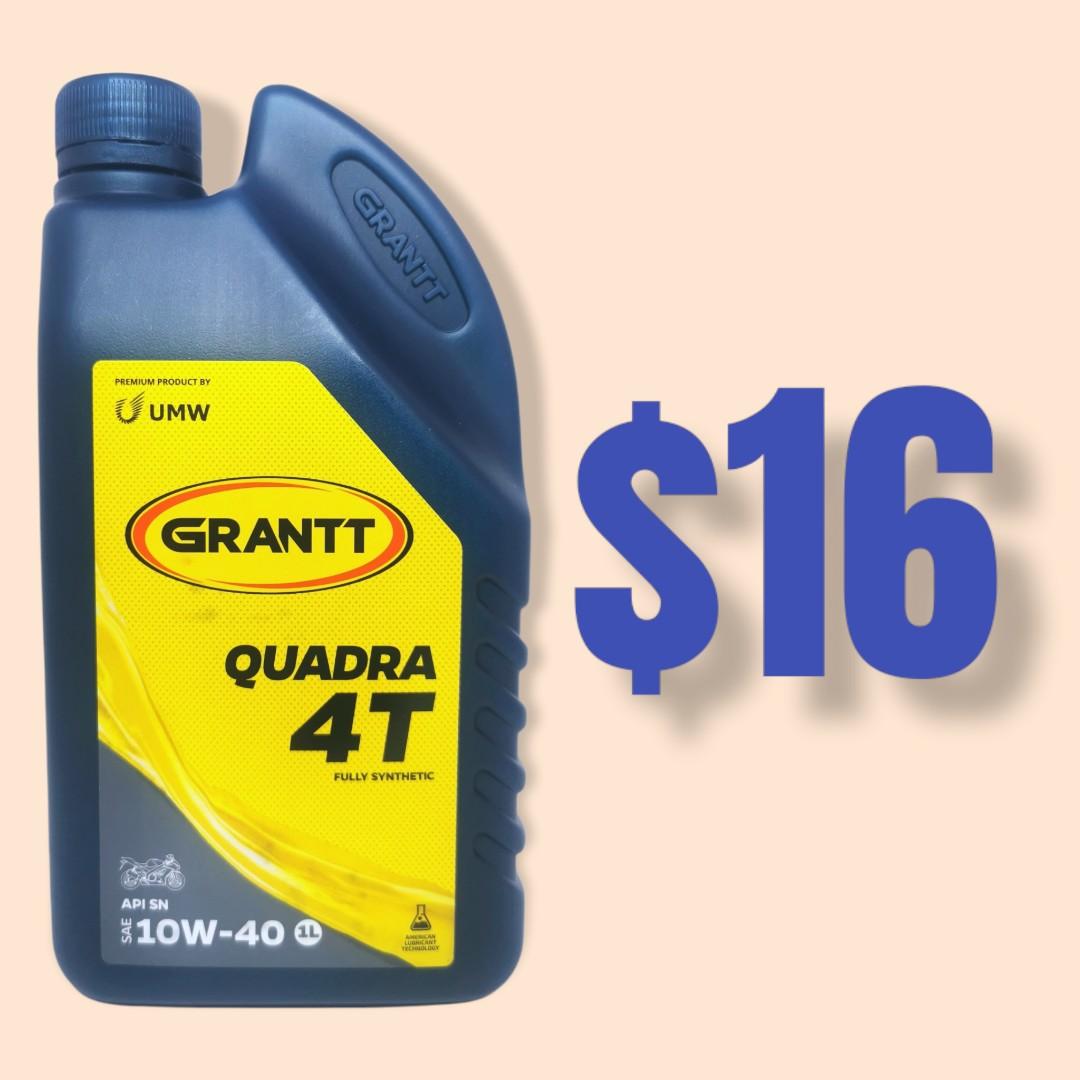 Grantt Quadra Fully-Synthetic 10W-40 1L Motorcycle Engine Oil ...