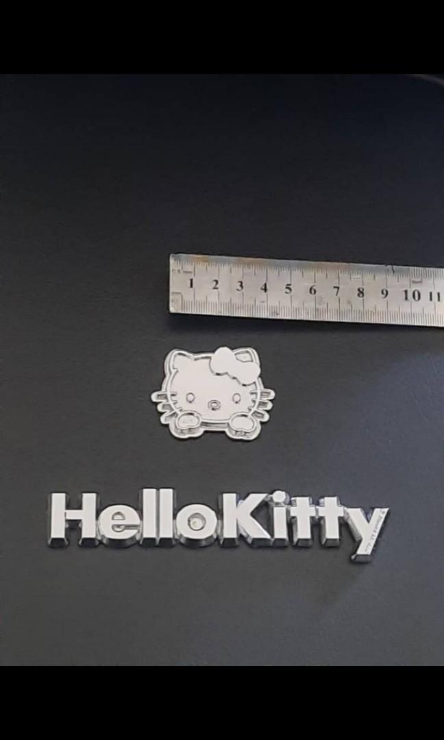 Hello Kitty Emblem Stainless Steel, Auto Accessories on Carousell