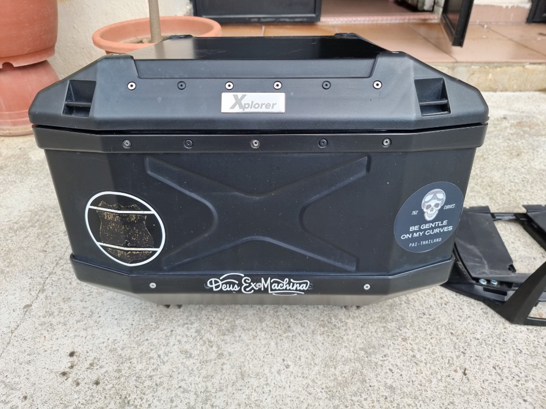Hepco and Becker explorer top box 45L, Motorcycles, Motorcycle ...