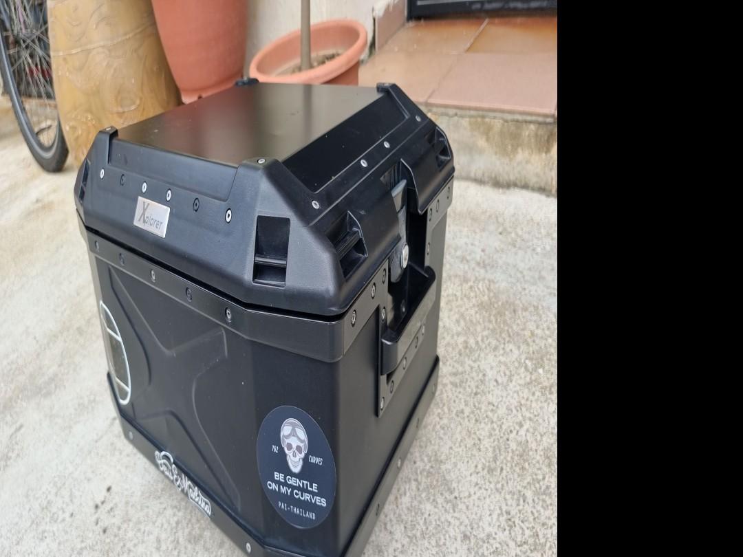 Hepco and Becker explorer top box 45L, Motorcycles, Motorcycle ...