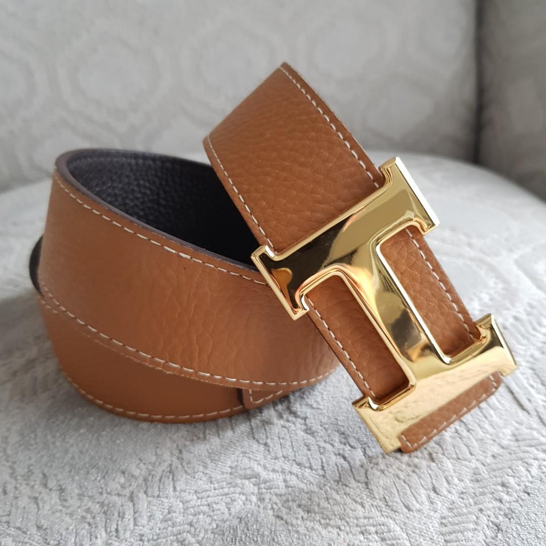 Hermes Premium belt Men, Fesyen Pria, Aksesoris, Ikat Pinggang di Carousell