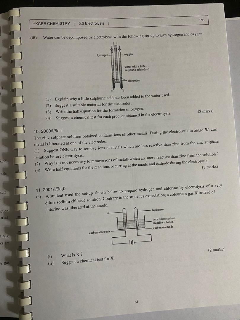 HKCEE phy/ chem past paper, 興趣及遊戲, 書本 & 文具, 教科書 - Carousell