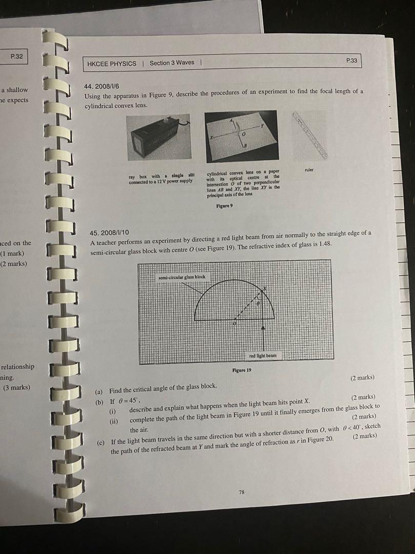 HKCEE phy/ chem past paper, 興趣及遊戲, 書本 & 文具, 教科書 - Carousell