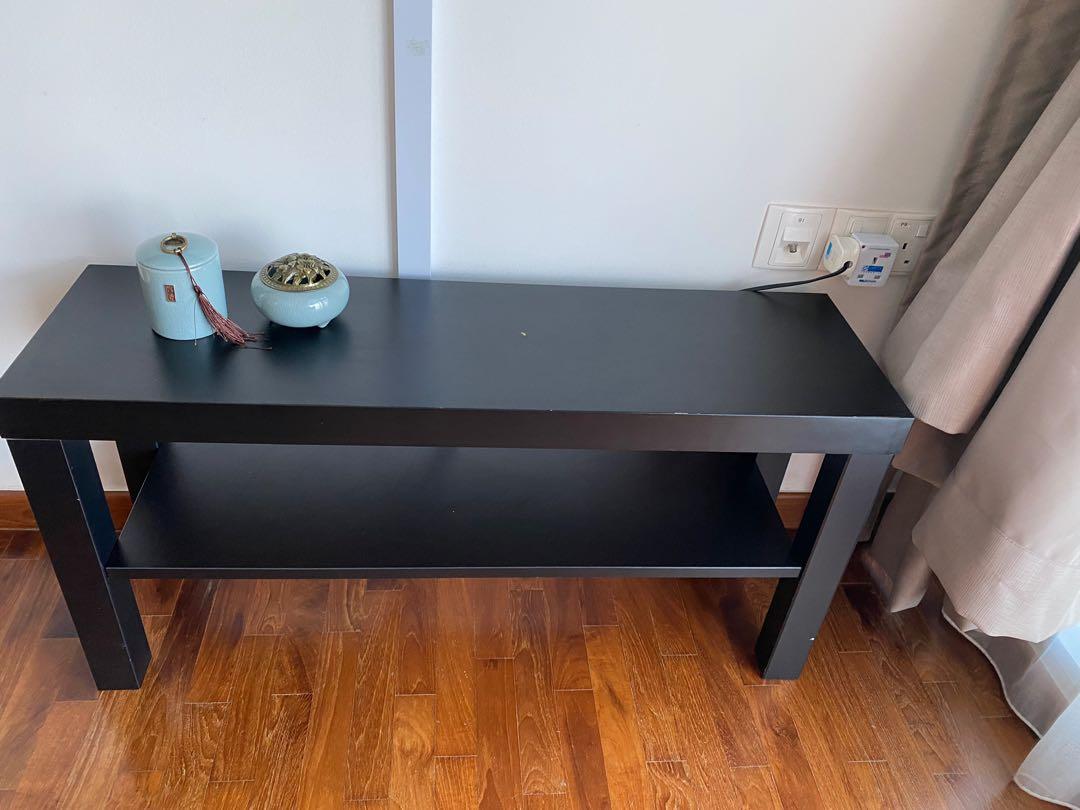 IKEA Lack Bench - Black , Furniture & Home Living, Furniture, Tables ...