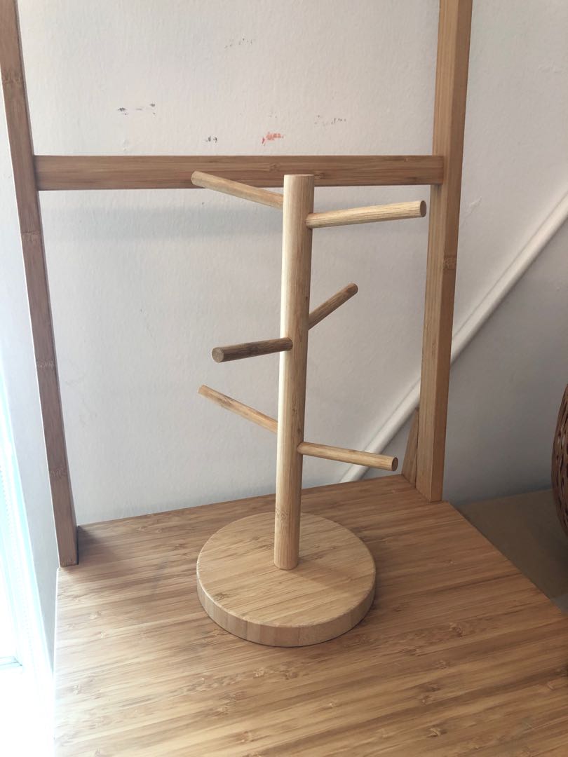 IKEA OSTBIT Mug stand, bamboo, Furniture & Home Living, Kitchenware ...
