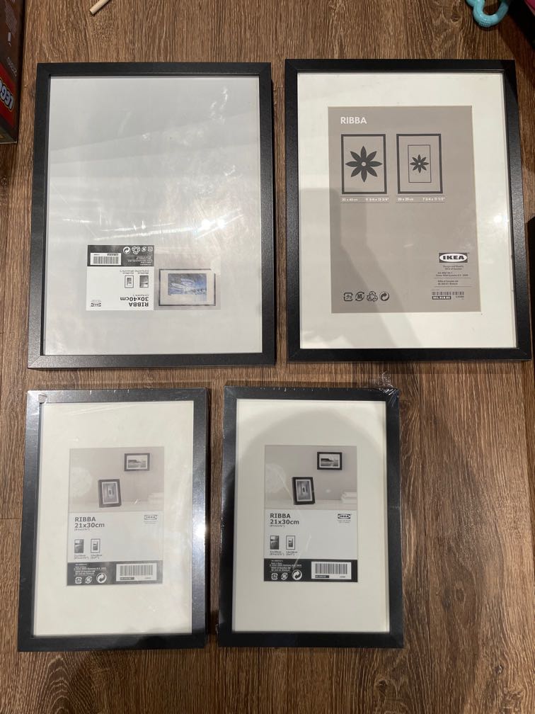 Ikea Ribba Frames 30x40, 21x30, Furniture & Home Living, Home Decor ...