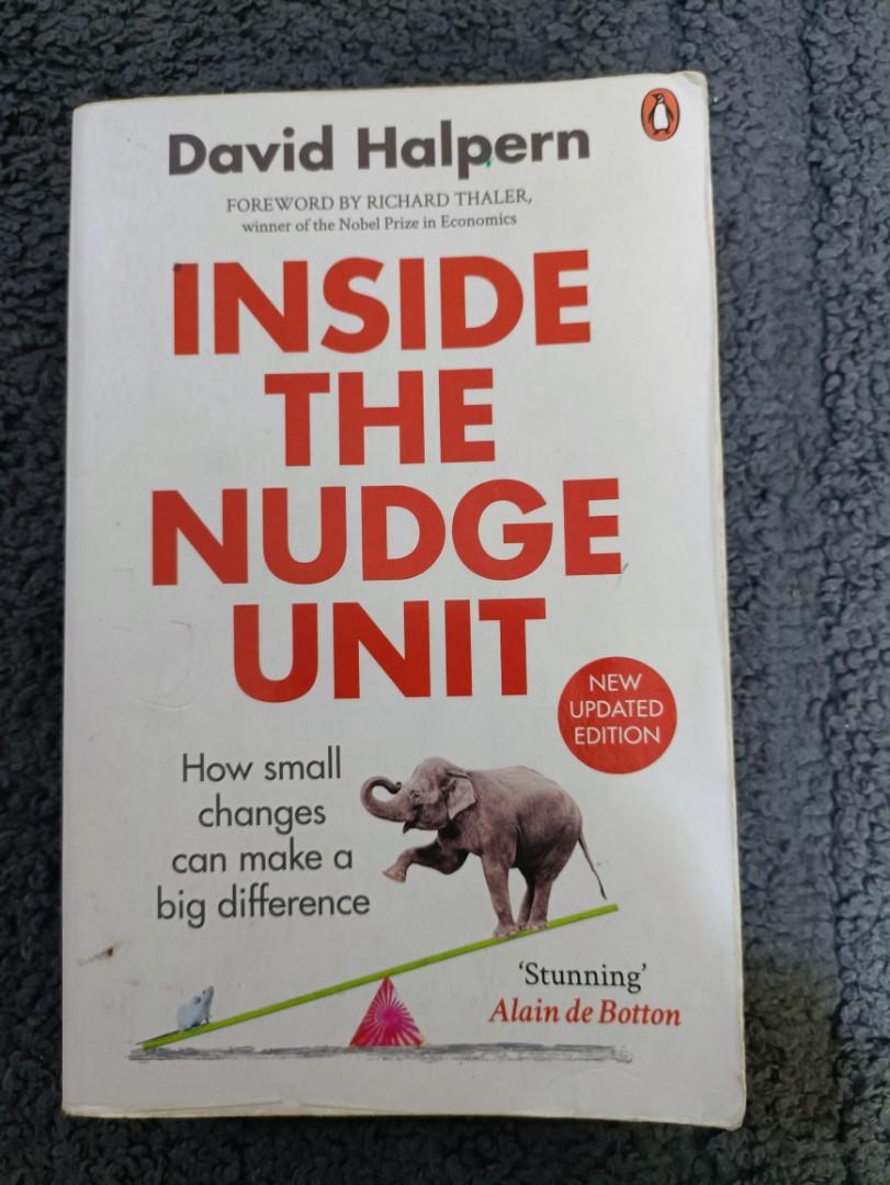 Inside the Nudge Unit-David Halpern, Hobbies & Toys, Books & Magazines ...