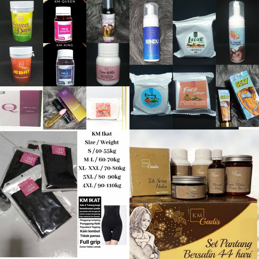Instock Jamu Sweetdara , Jebat , Sampah Cleanser , Snow White , Secret , Move On Spray ...