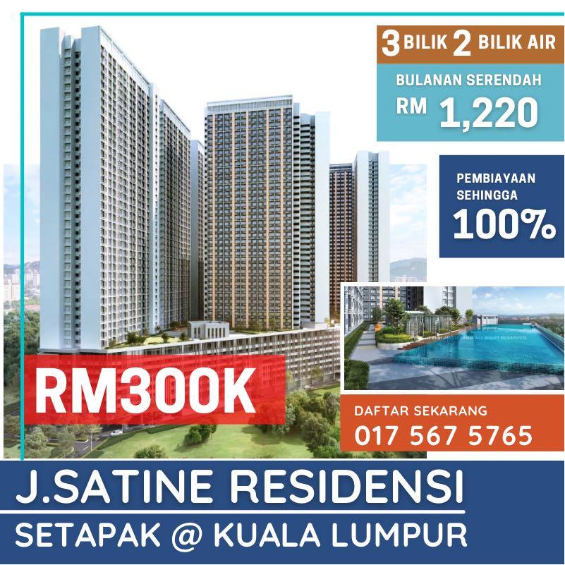 J Satine @ Giant Setapak Kuala Lumpur, Property, For Sale on Carousell