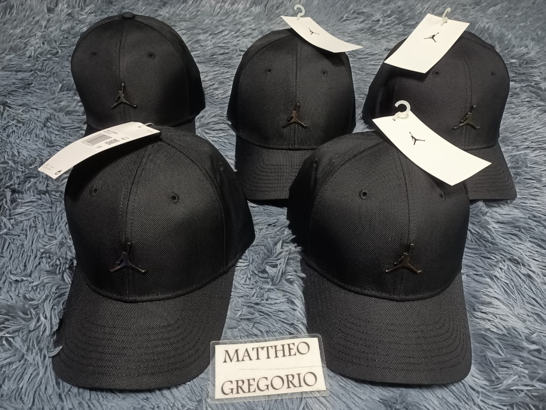 Jordan Metal Logo Cap, Men's Fashion, Watches & Accessories, Caps ...