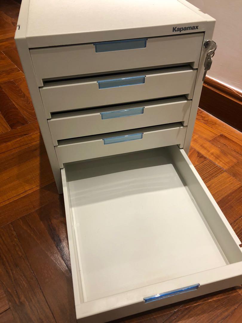 Kapamax 5層 A4 文件柜 (有鎖), 傢俬＆家居, 傢俬, 櫃子、組合櫃及置物架 - Carousell