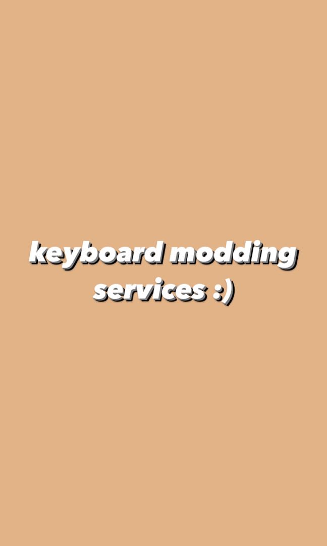 keyboard modding services, Computers & Tech, Parts & Accessories ...