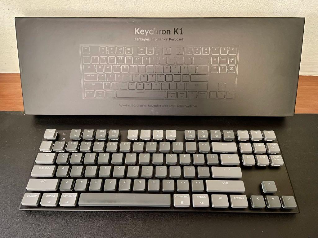Keychron K1 Mechanical Keyboard w/ RGB Backlight for Mac and Windows ...