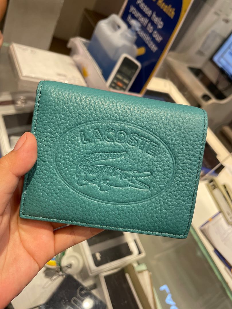 Lacoste Bifold Wallet with Coin Pouch, Women's Fashion, Bags & Wallets ...