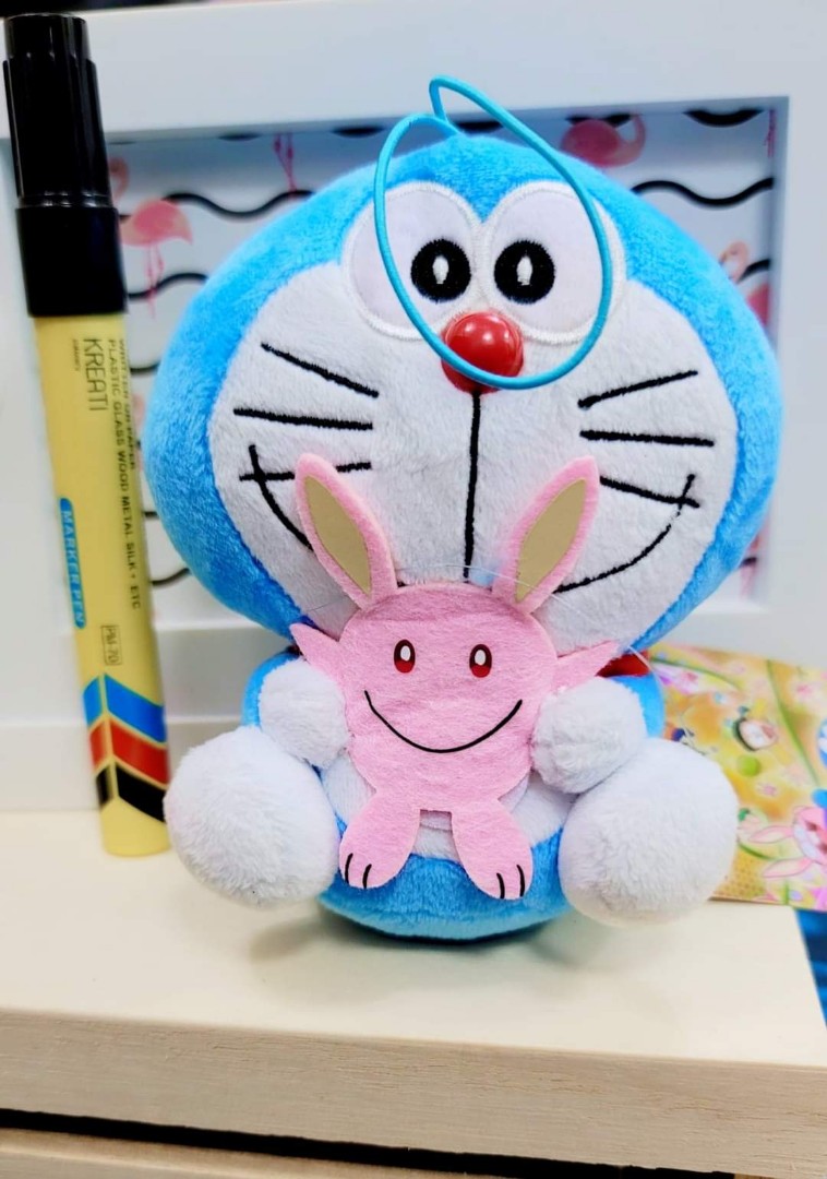 Large Doraemon keychain Plush, Hobbies & Toys, Toys & Games on Carousell