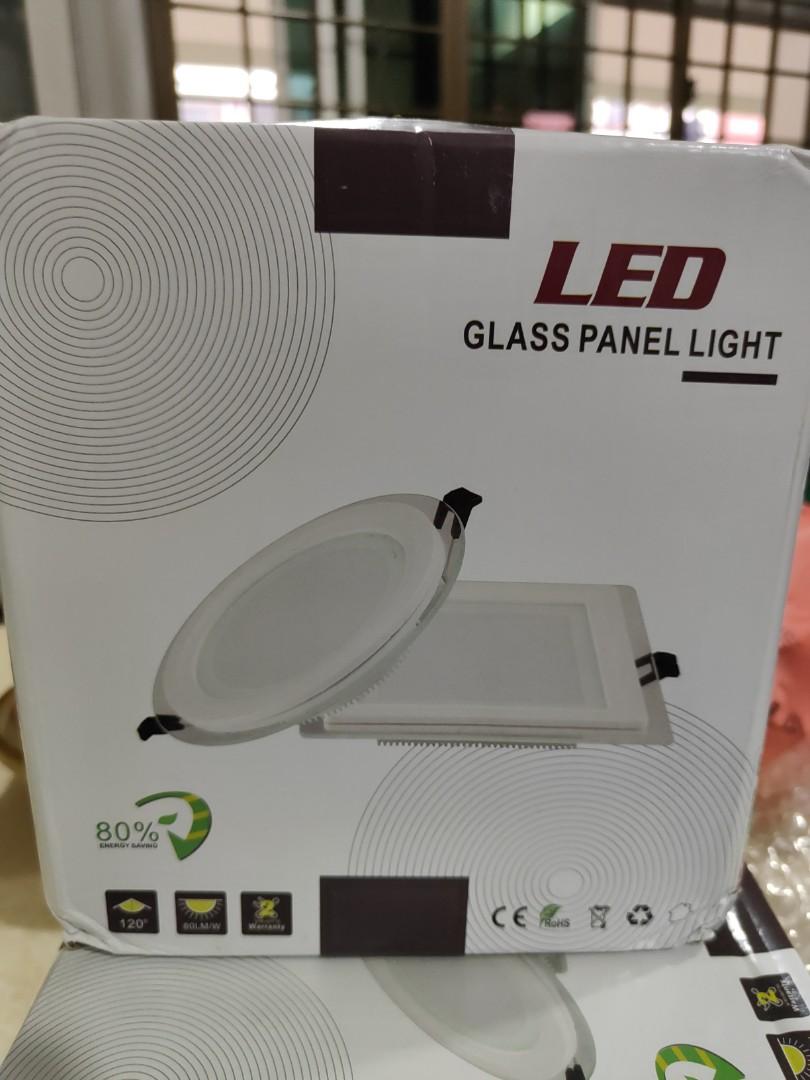 Led Glass Panel Light, Furniture & Home Living, Lighting & Fans ...