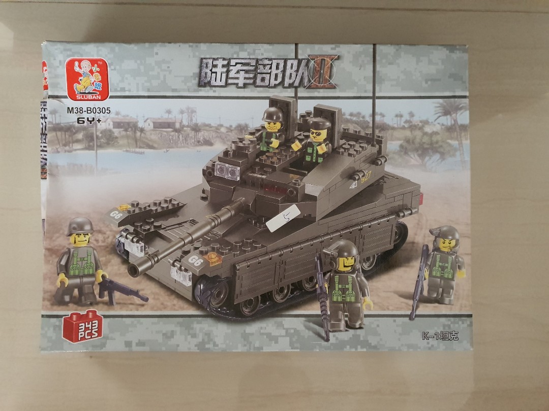 "Lego' Army Tank play set. 343 pieces. Age 6+ onwards, Hobbies & Toys ...
