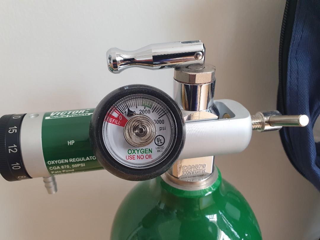 Luxfer Oxygen Cylinder Tank, Health & Nutrition, Medical Supplies ...