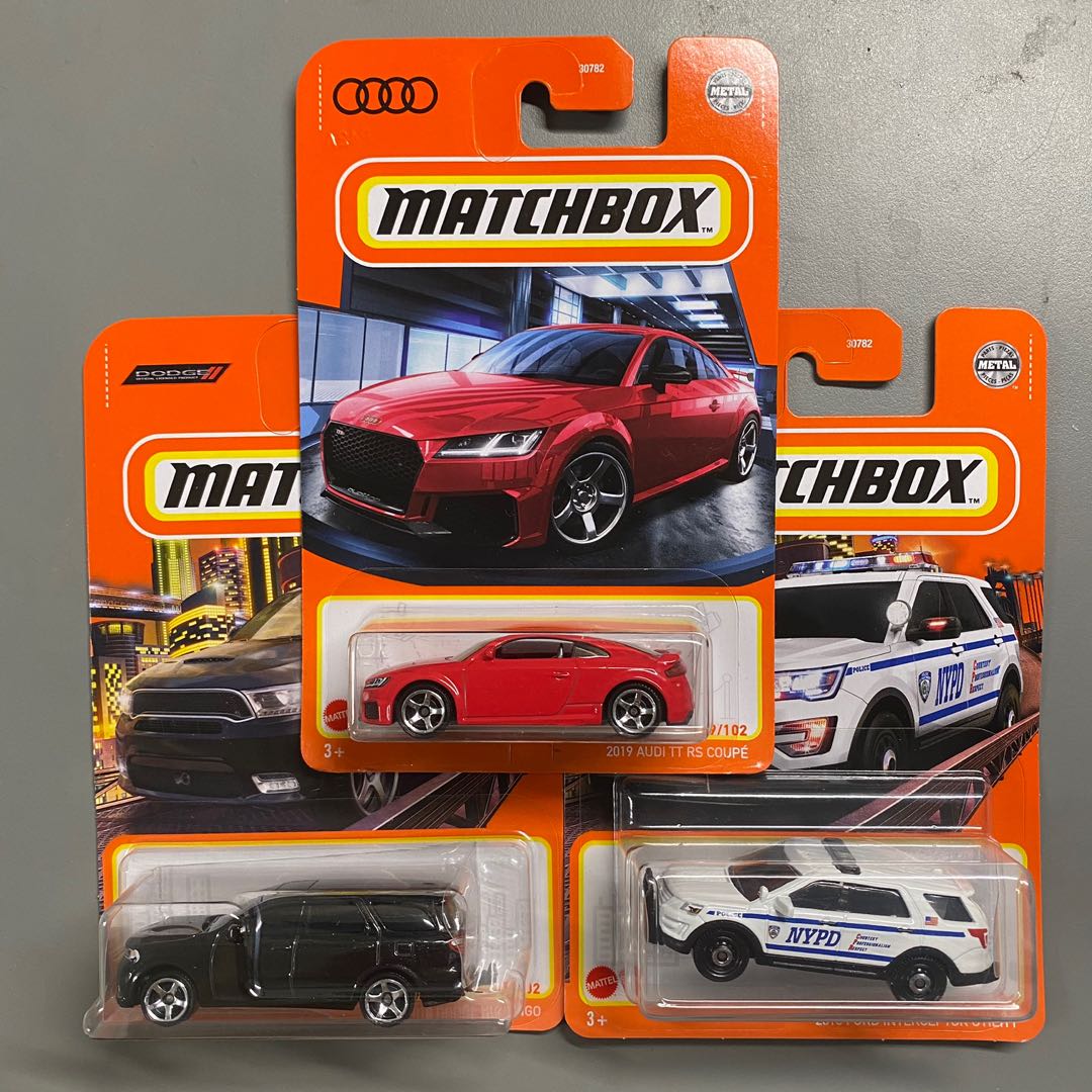 Matchbox Audi TT RS Coupe Dodge Durango Ford Interceptor Utility ...