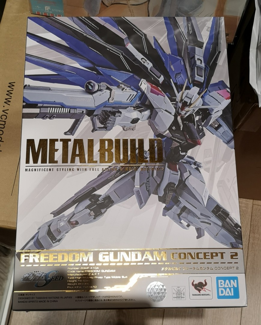 全新metal build freedom gundam concept 2, 興趣及遊戲, 玩具 & 遊戲類 - Carousell