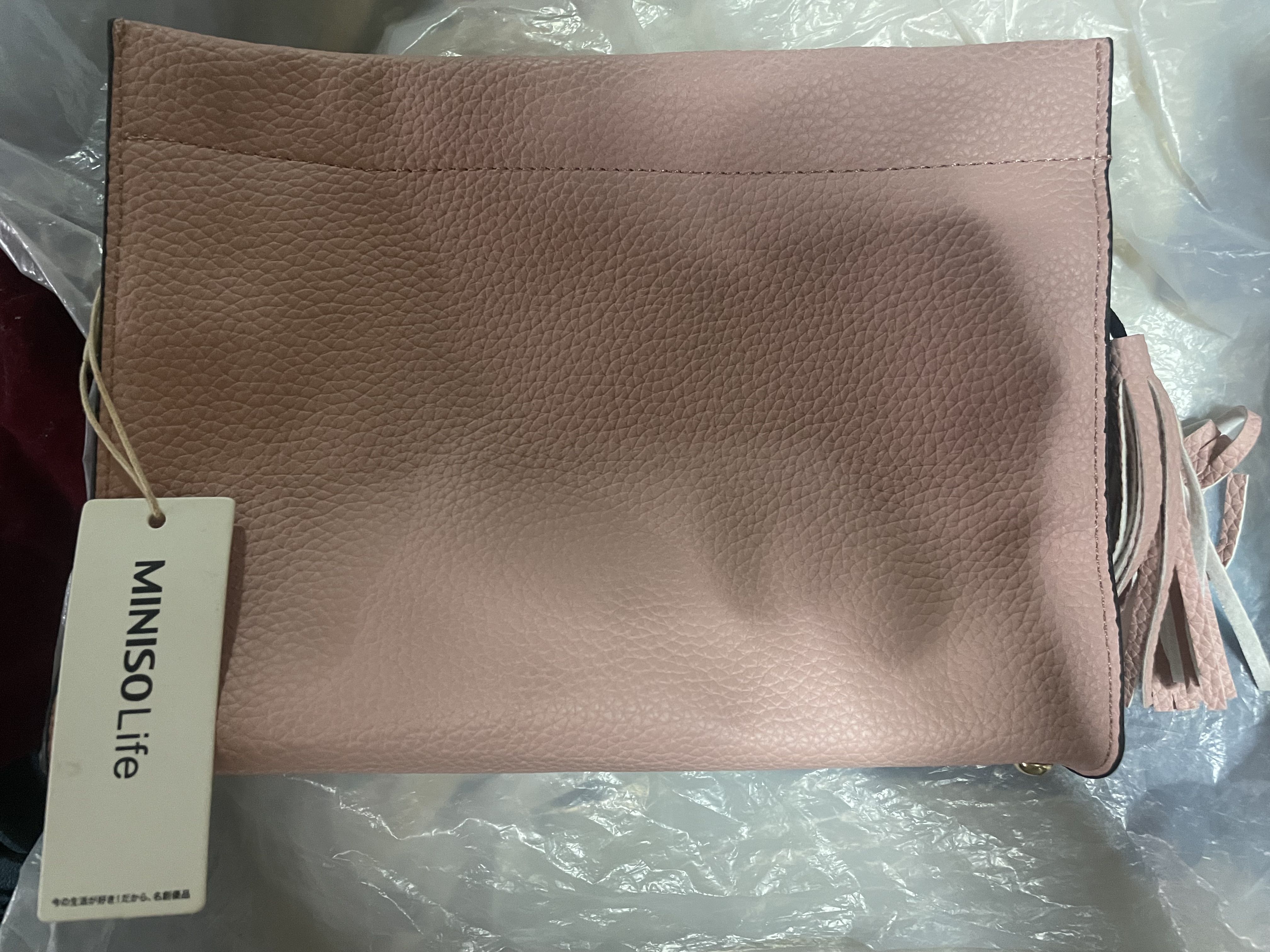 Miniso Life Pink Bag, Women's Fashion, Bags & Wallets, Cross-body Bags ...