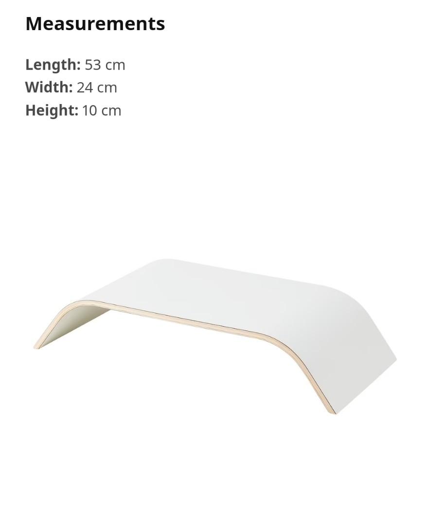 Ikea Monitor Stand / Riser, Furniture & Home Living, Home Improvement ...