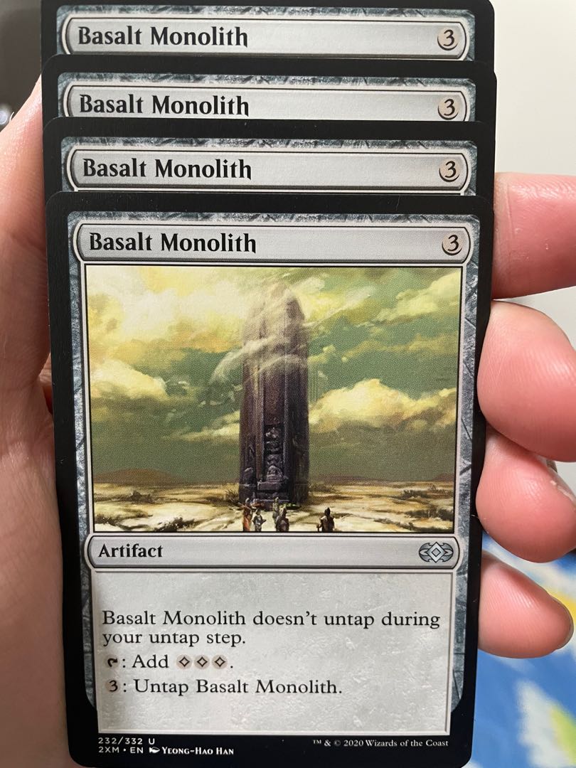MTG Basalt Monolith x4, Hobbies & Toys, Toys & Games on Carousell