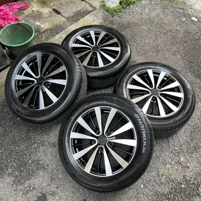 Original 16 inch sport rim Exora tyre 80%, Auto Accessories on Carousell