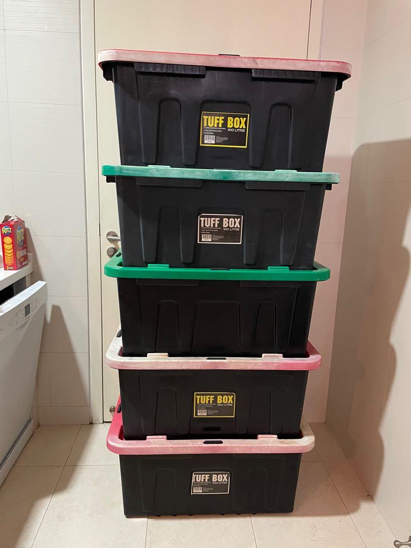 Outdoor tuff boxes 100 L, Furniture & Home Living, Home Improvement ...