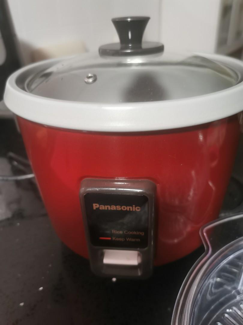 Panasonic 1l rice cooker (halal used), TV & Home Appliances, Kitchen ...